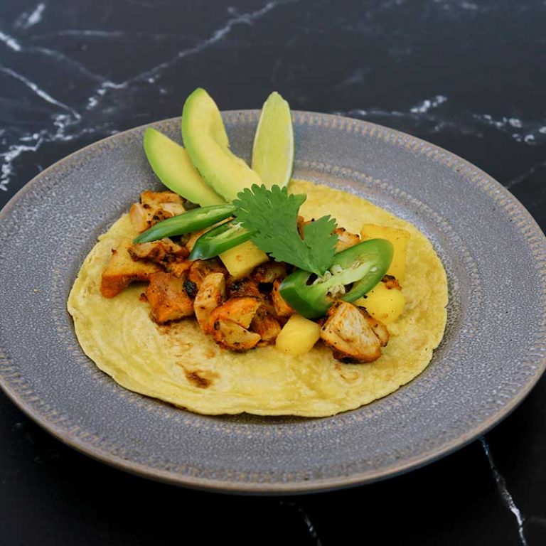 Mango-Serrano Pollo Asado Tacos – Reser's Foodservice