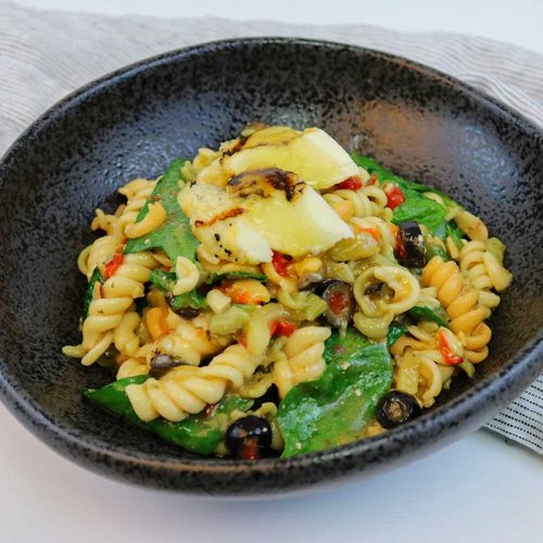Grilled Honey Halloumi Pasta Salad Resers Foodservice